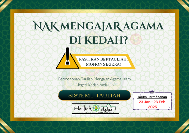 TAULIAH KEDAH – Portal Rasmi Jabatan Mufti Negeri Kedah